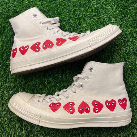 Converse | Shoes | Comme Des Garcons Play Cdg X Converse Chuck 7 High ...